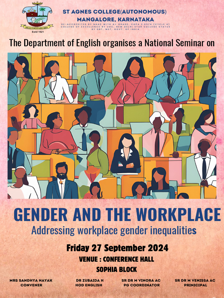 National Seminar on Workplace Gender Equity | PDF | Gender | Career & Growth