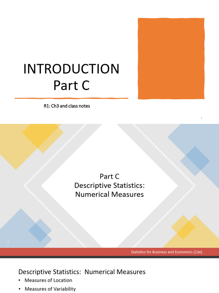 1c. Introduction-Part C | PDF