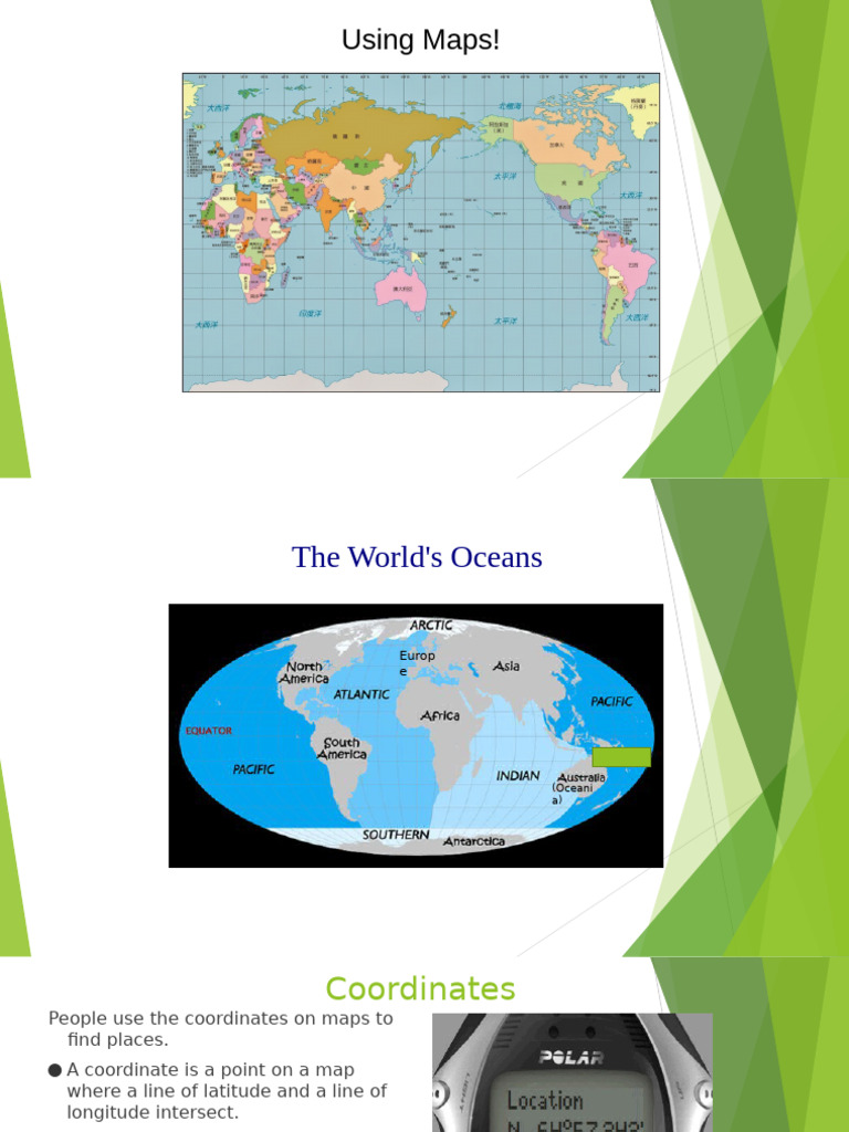 Using Maps! - Coordinates | PDF