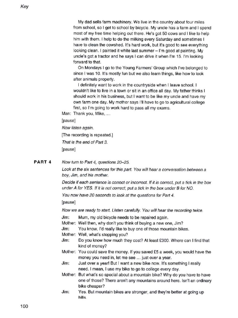 Script Lis1 Practice 1 p4 | PDF