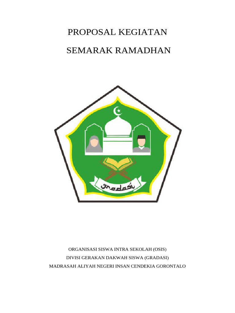 Proposal Semarak Ramadhan Fixx | PDF
