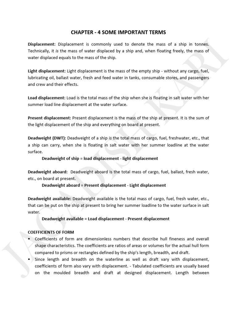 Important Terms | PDF