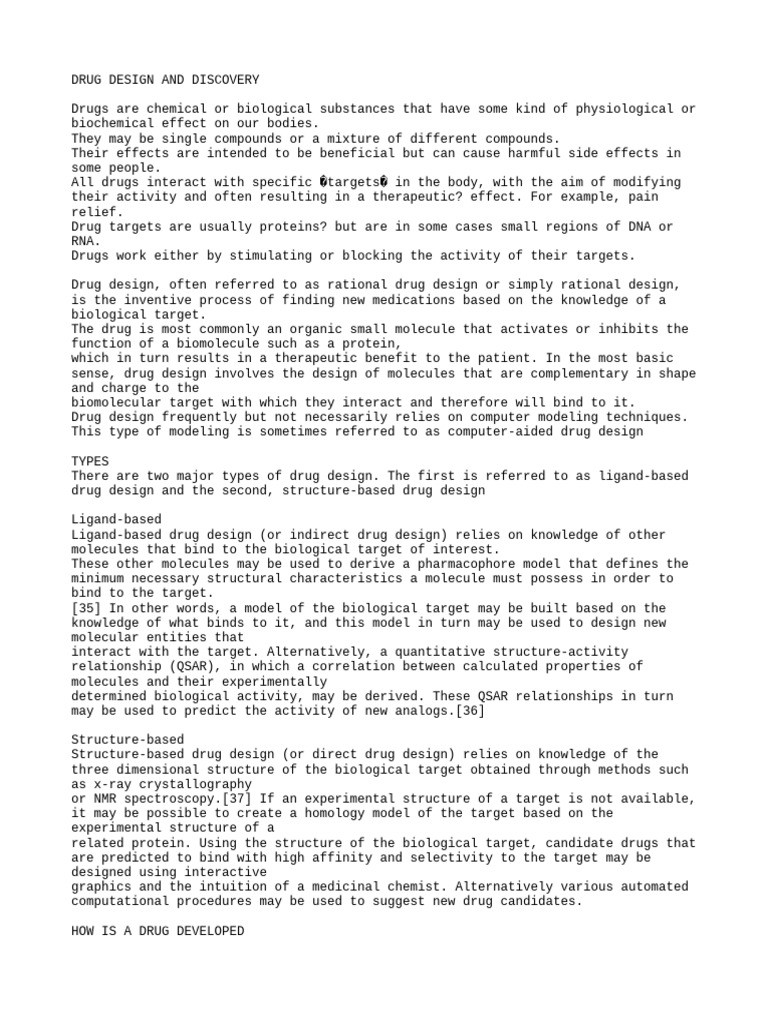 4.5.2 Drug Design | PDF
