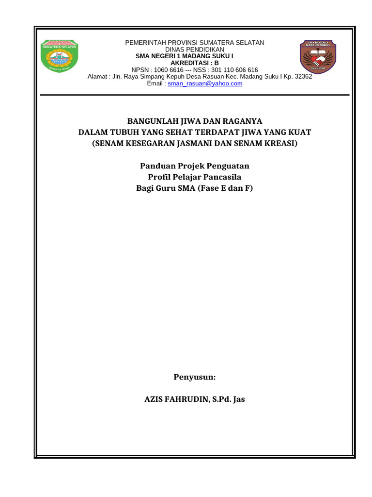 Modul Projek Tema 1 | PDF