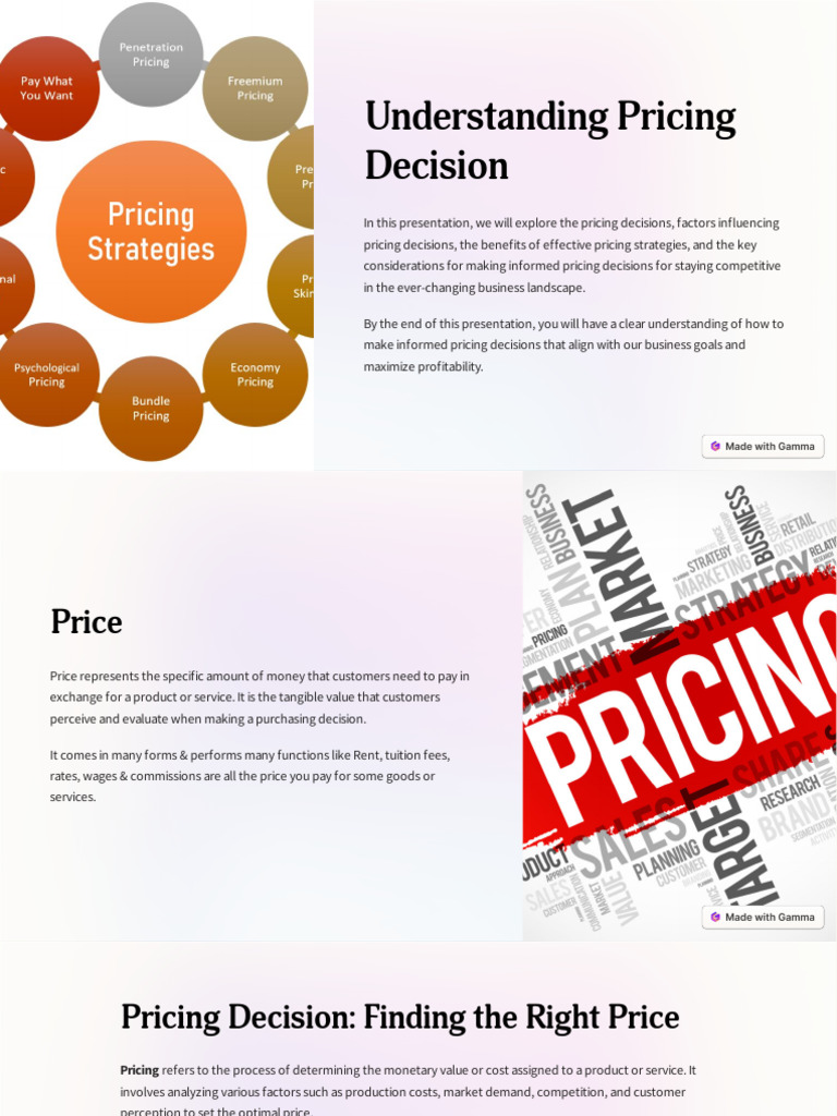 Understanding-Pricing-Decision | PDF