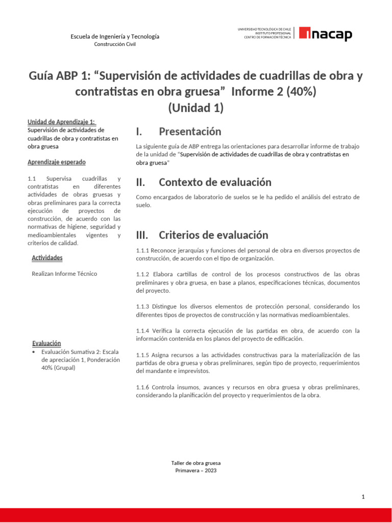 Guia ABP1 TOG ES2 | PDF