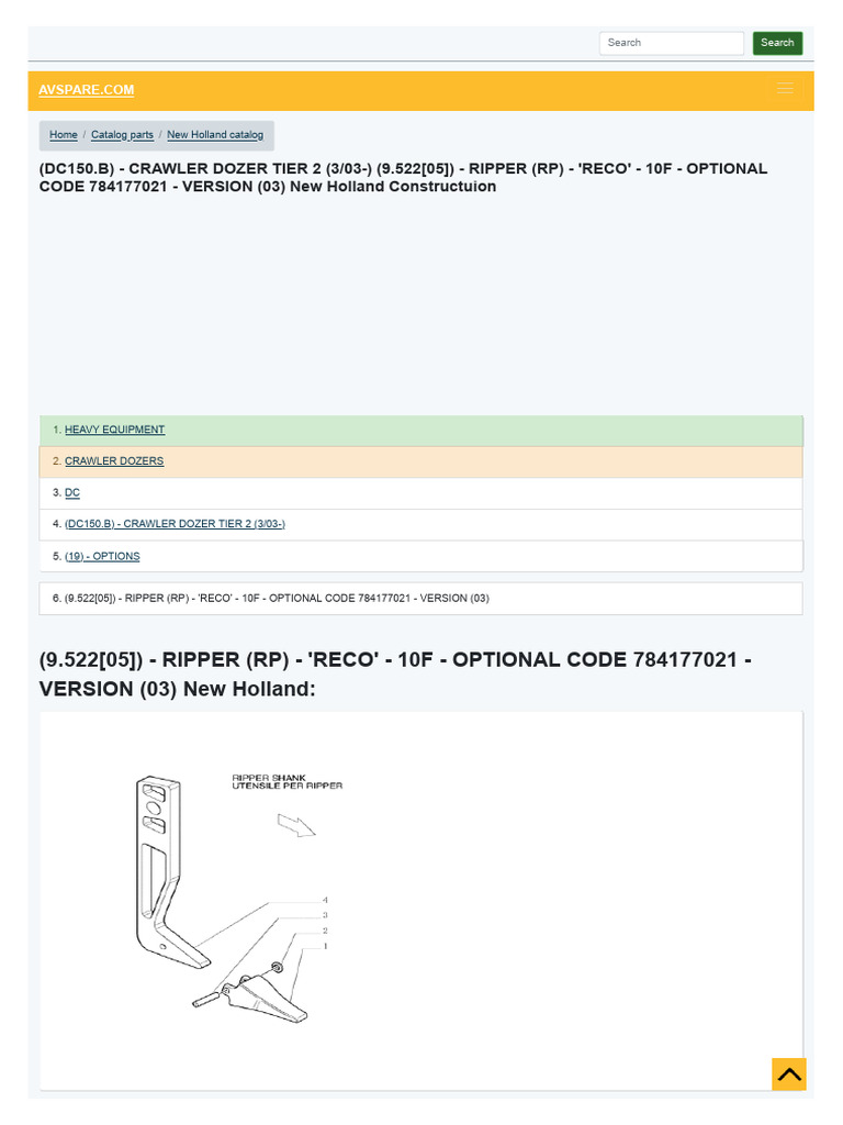 Diente Ripper, Caterpillar D5N | PDF