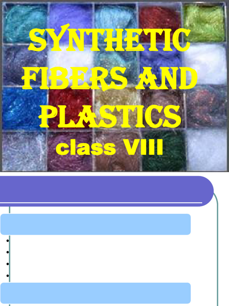 Synthetic Materials | PDF
