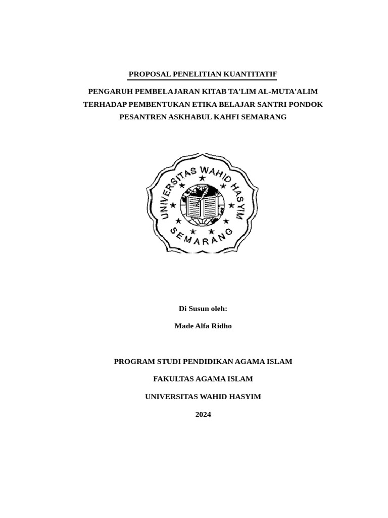 Uas Metopen Kuantitatif 1 | PDF