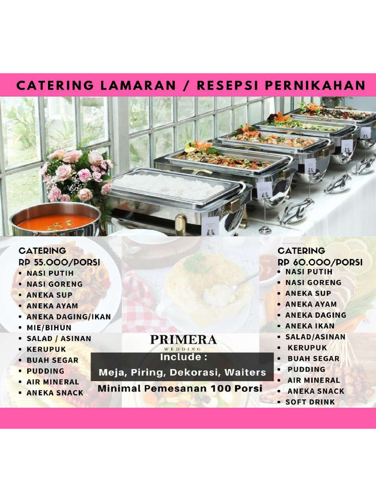 Menu Catering primera wedding_ | PDF