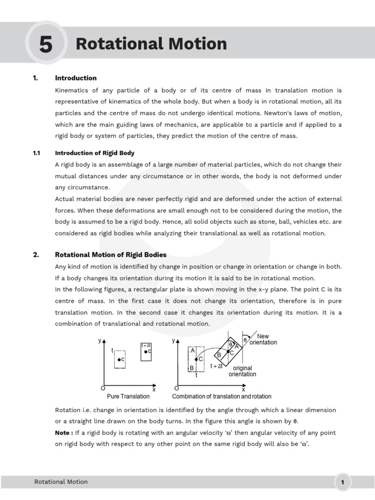 Rotational Motion 4.0 | PDF