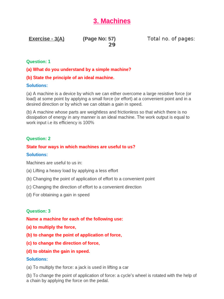 Chapter 3A and B Machines - 053111 | PDF