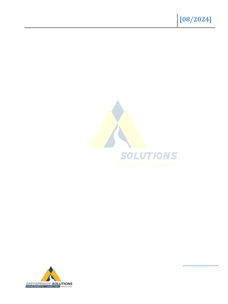 Commoner Mine Occupational Dust Survey Report August 2024 | PDF