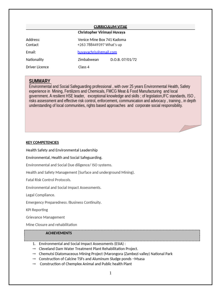 Chris Huvaya Resume 4 | PDF