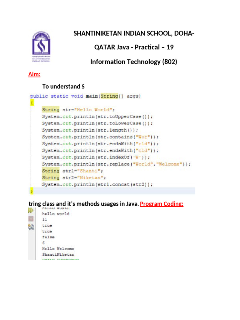 Java Practical - 19 | PDF