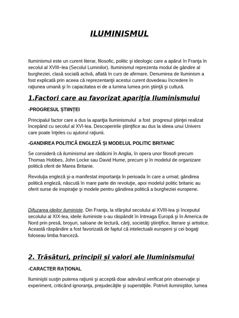 ILUMINISM | PDF