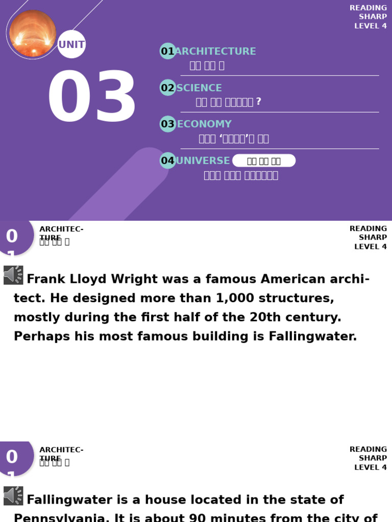 Reading Sharp PPT L4 - U3 | PDF