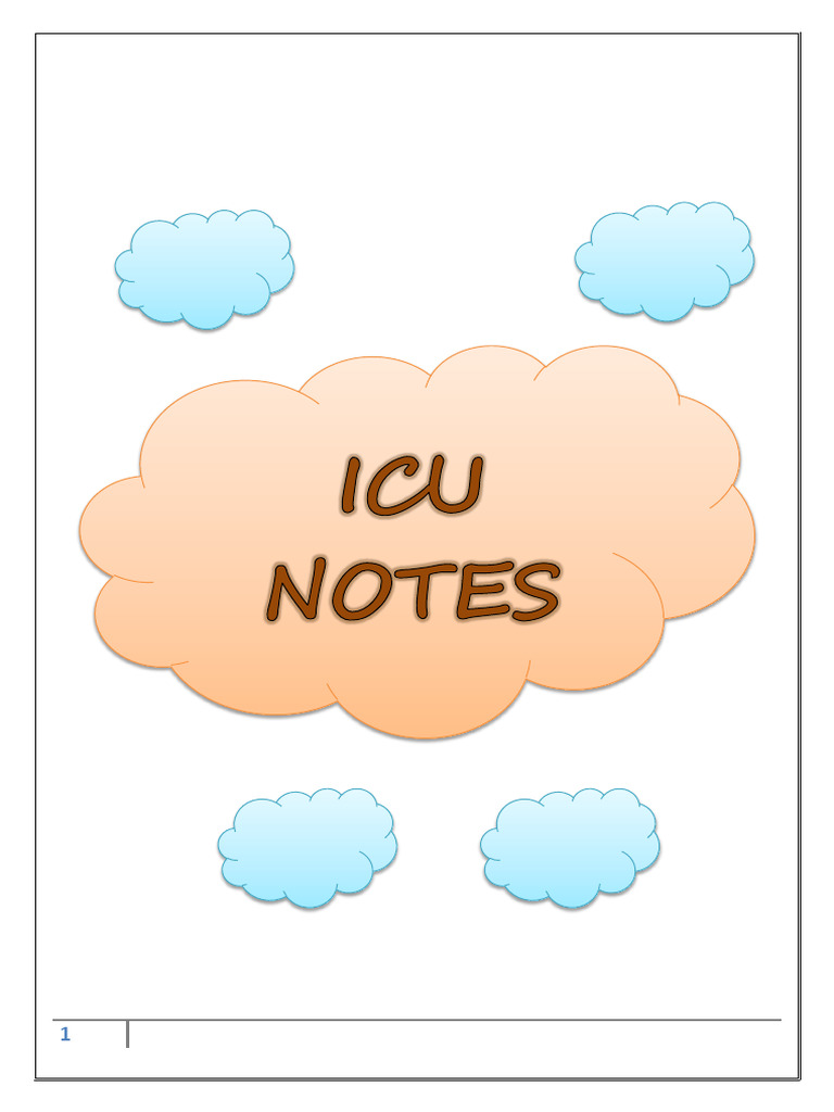 Applied Icu Notes | PDF