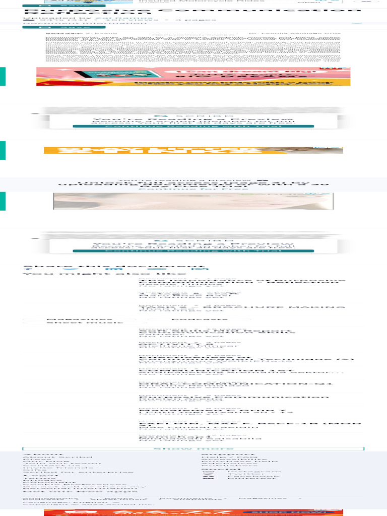 Purposive Communication Reflection PDF Communication Learning | PDF