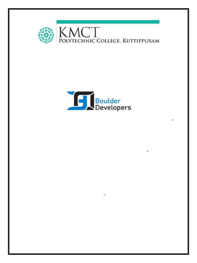 Internship - Ii Report Front Pages (Rasla) | PDF