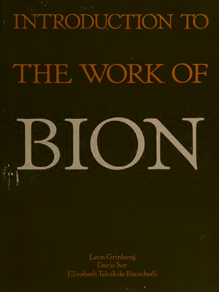 Grinberg Leon - Introduction to the Work of Bio | PDF