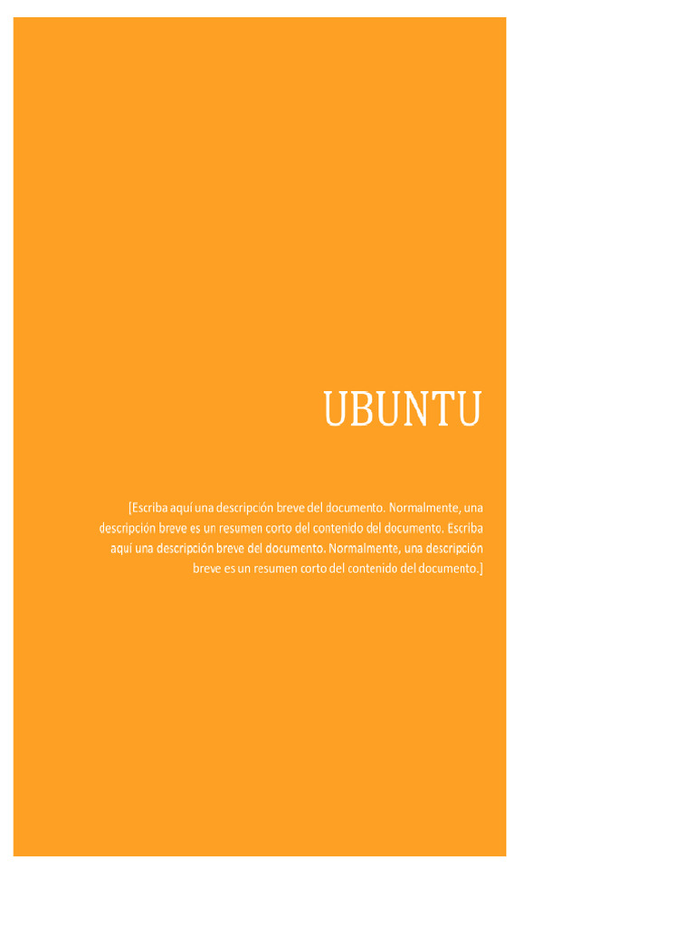 Ubuntu | PDF