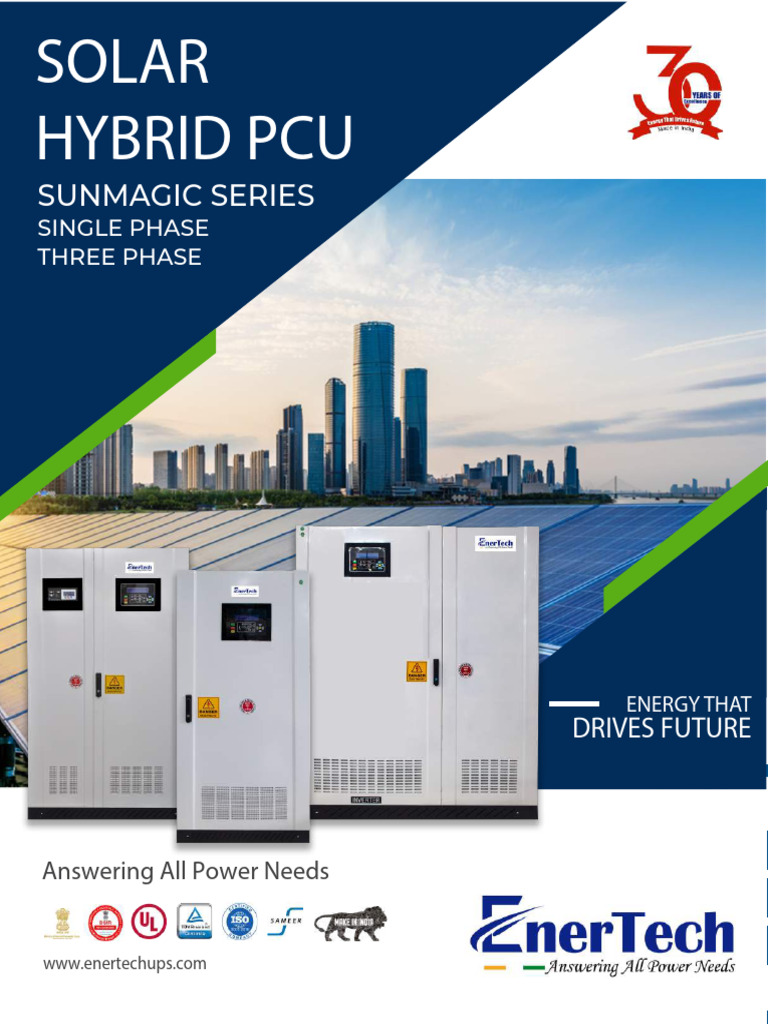 EnerTech solar hybrid inverter Datasheet | PDF