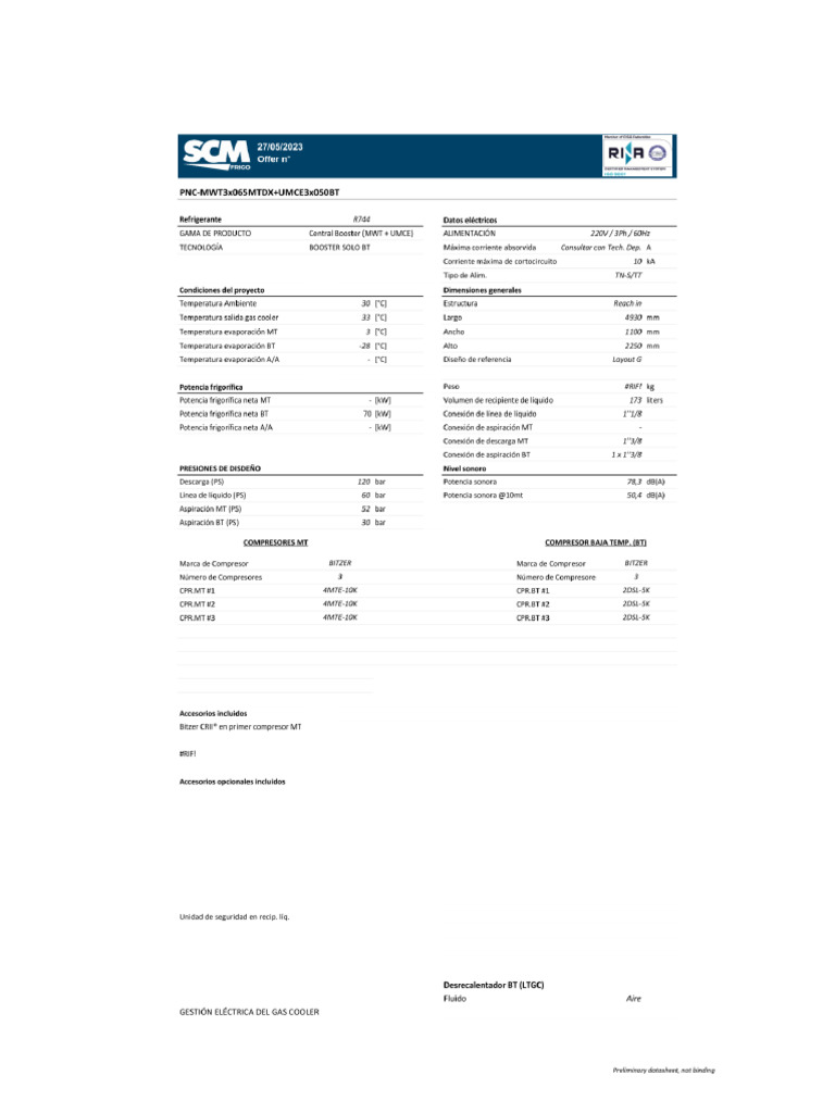 FT - Rack Central CO2 | PDF