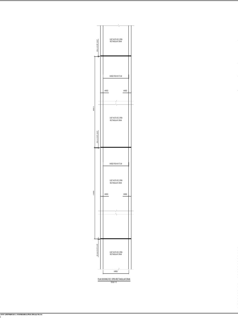 RCC Drain Design Details | PDF | Concrete | Building Technology