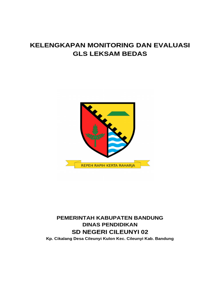 Kelengkapan Monev GLS | PDF