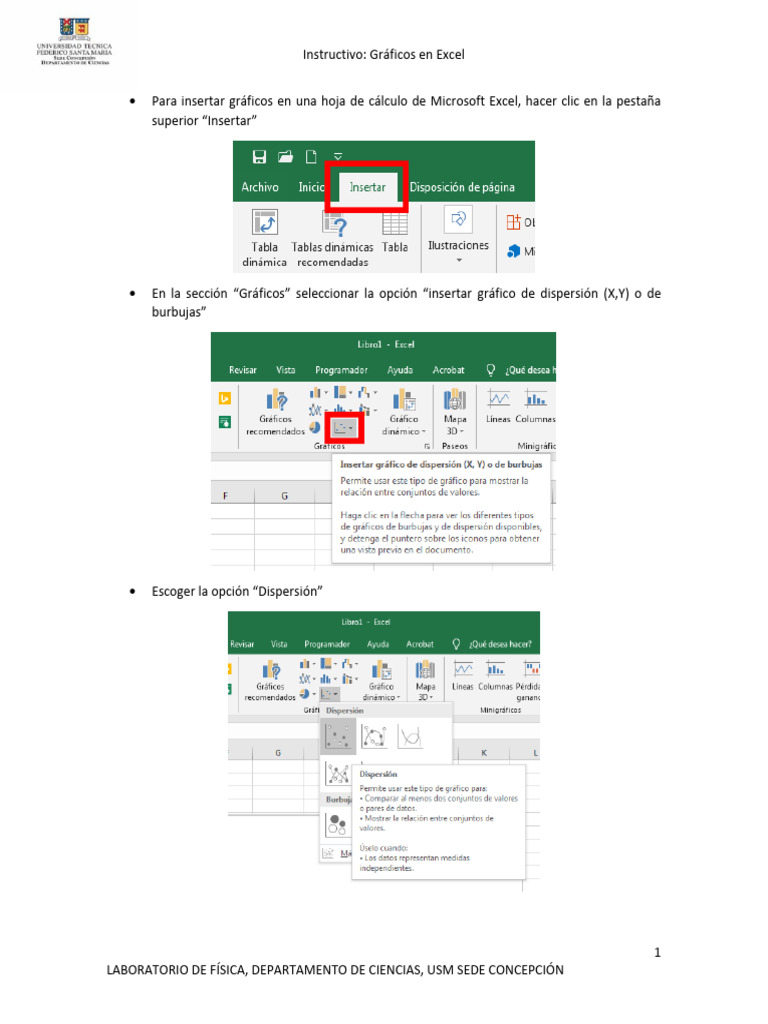 Guía Apoyo Graficos en excel (3) | PDF
