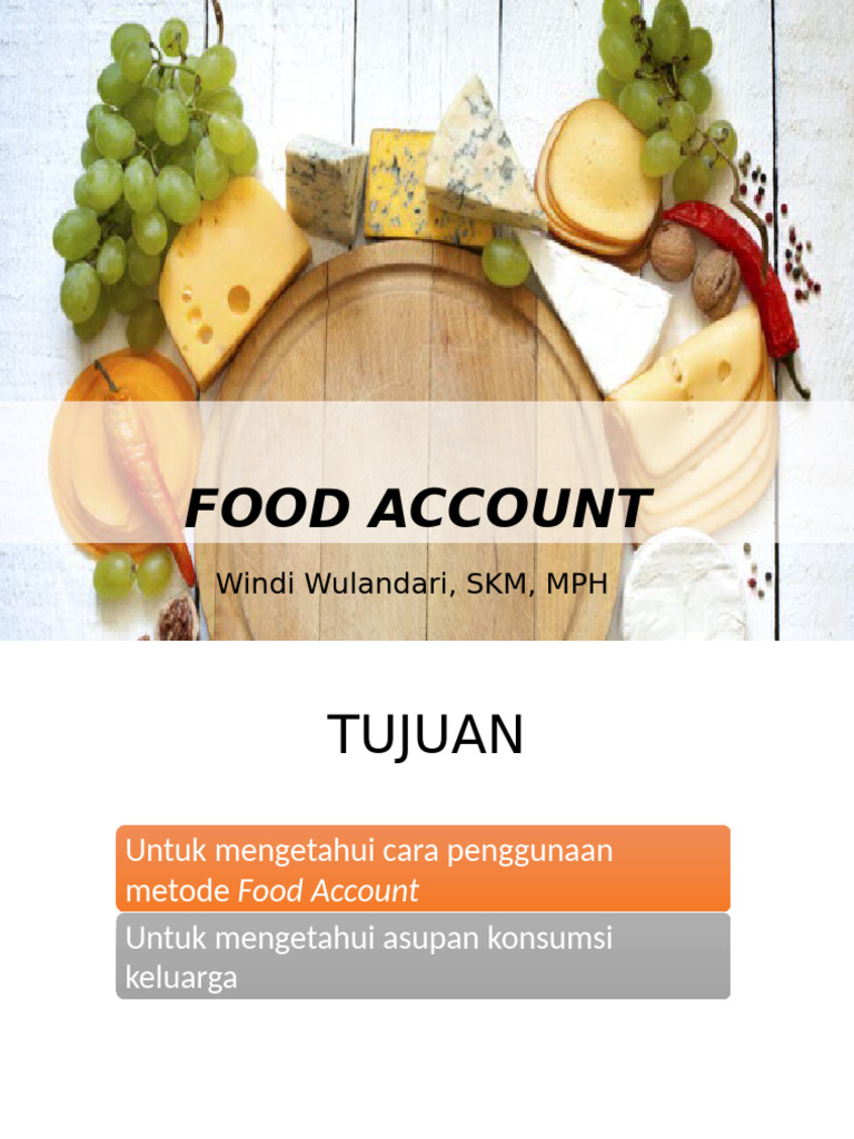 Food Account | PDF