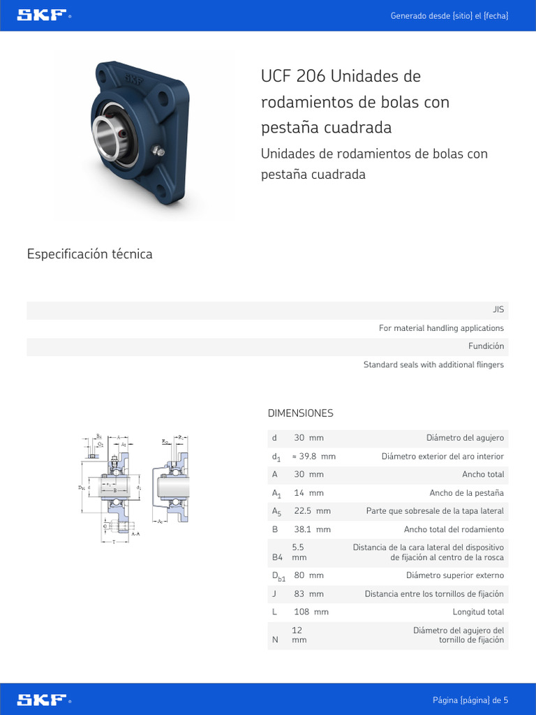 Chumacera F206 | PDF