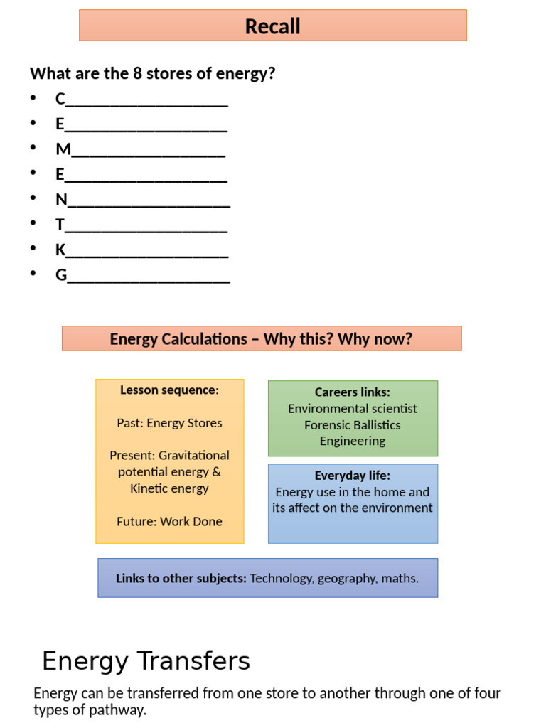 GPE, KE and EPE | PDF