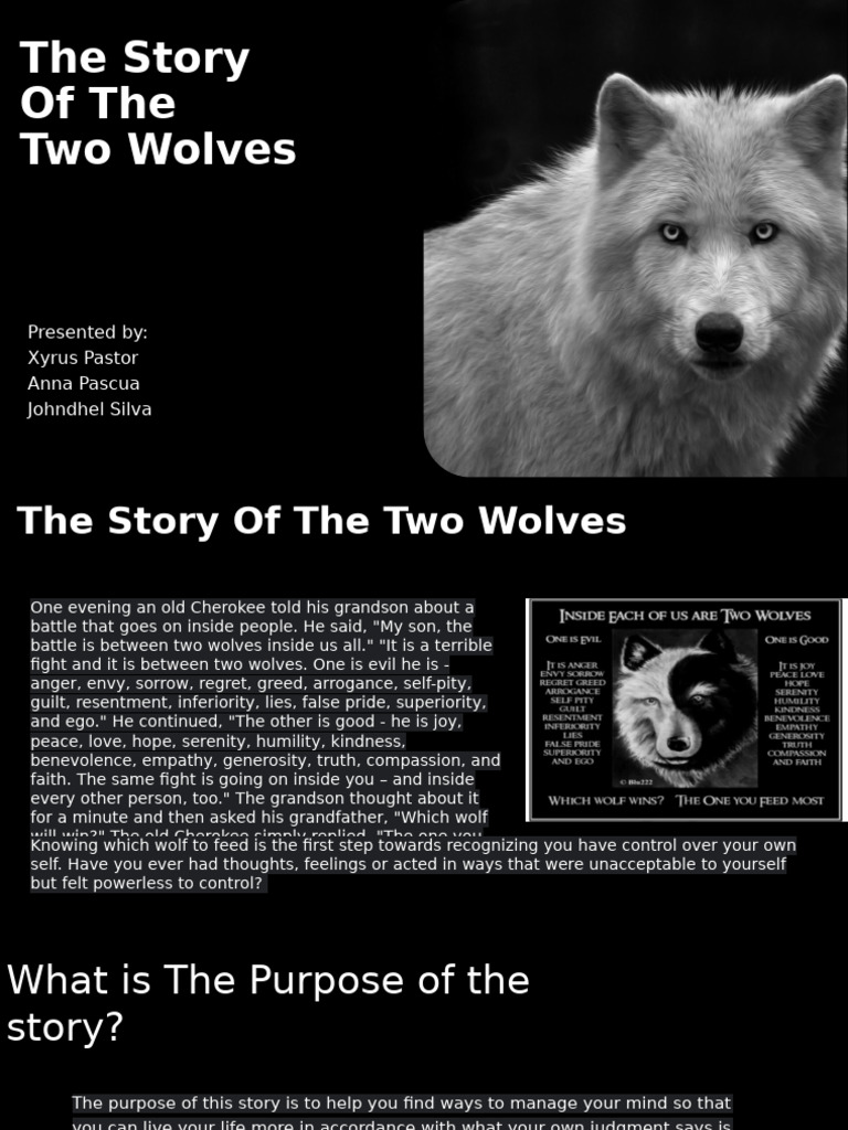 The Story of The Two Wolves | PDF