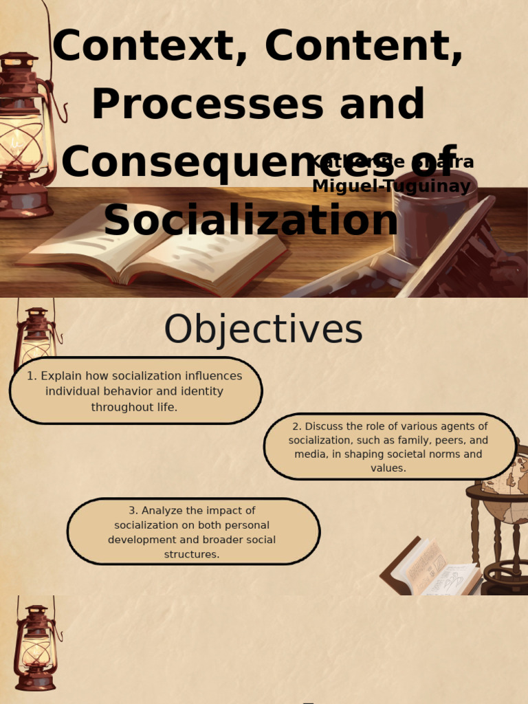 ContextContentProcess of Socialization | PDF