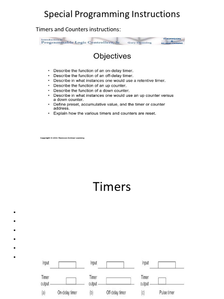 Chapter 4-Special Programming Instructions | PDF