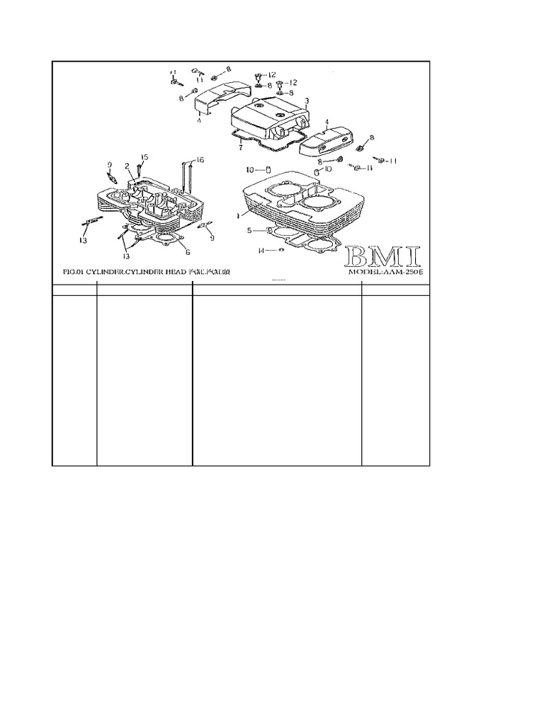 Smc-Barossa 250h Parts-Book | PDF