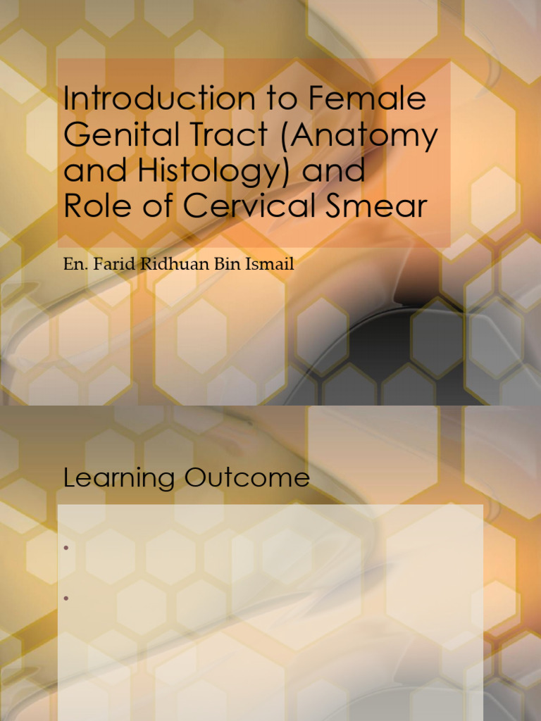 L1 Introduction to Female Genital Tract | PDF