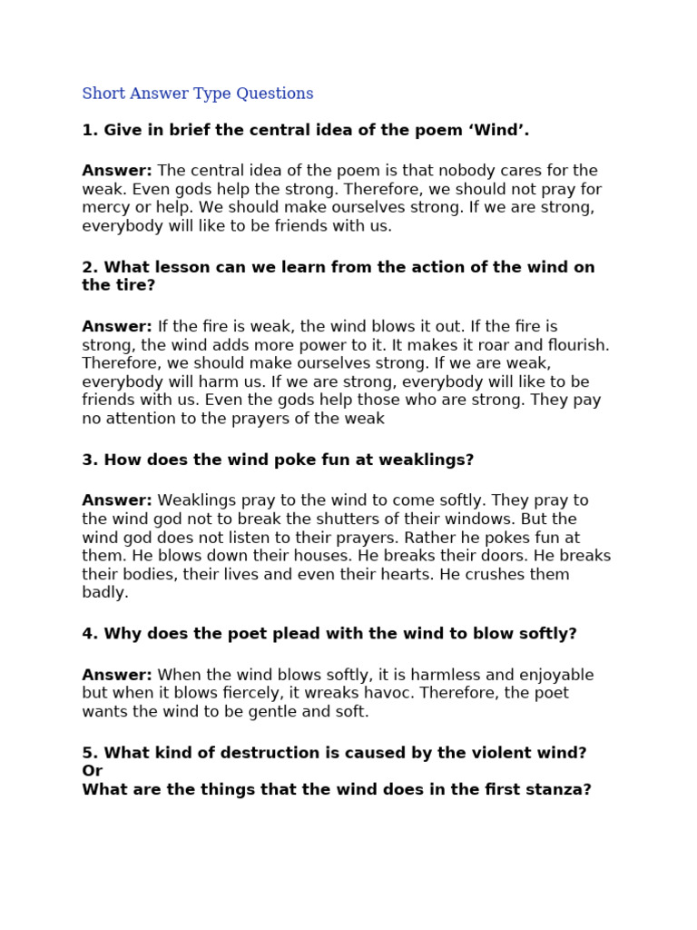 Wind | PDF
