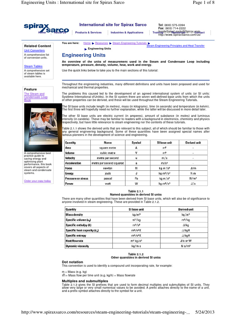 Engg Units | PDF