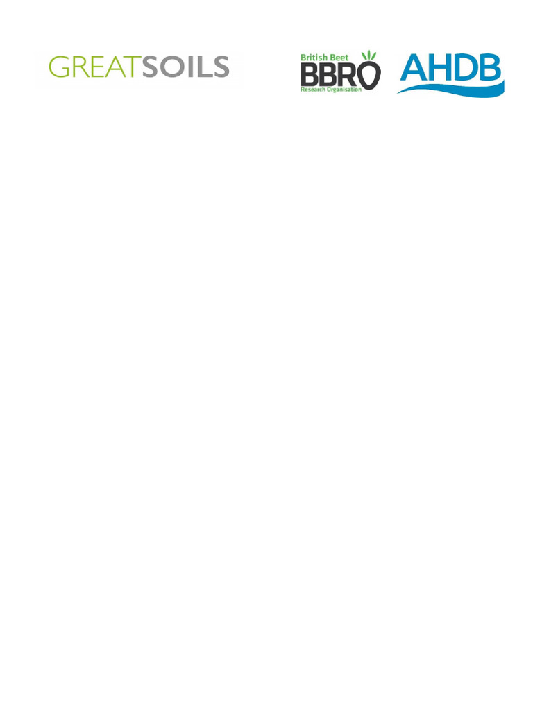 AHDB Soil Health Scorecard Protocol and Benchmarking - England and ...