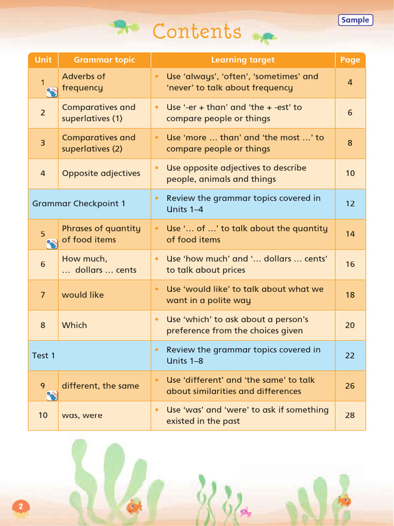 Grammar Wonderland 4a Sample | PDF