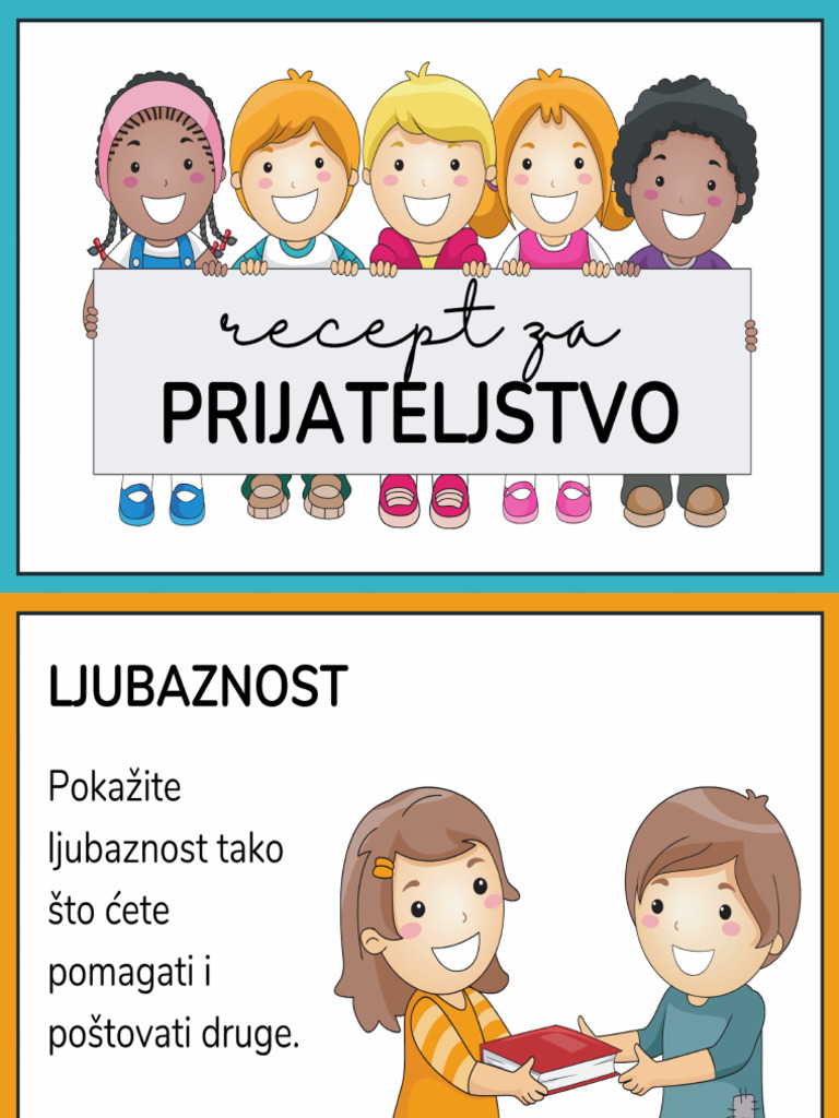 Recept Za Prijateljstvo | PDF