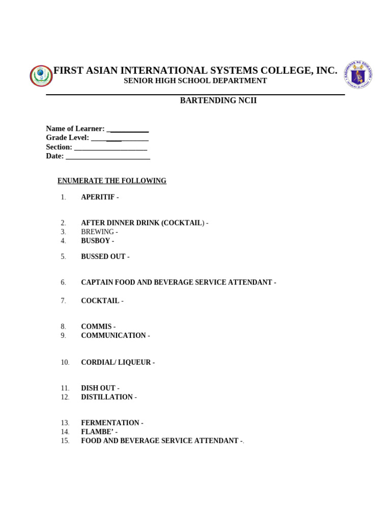 Periodical Test in FBS | PDF