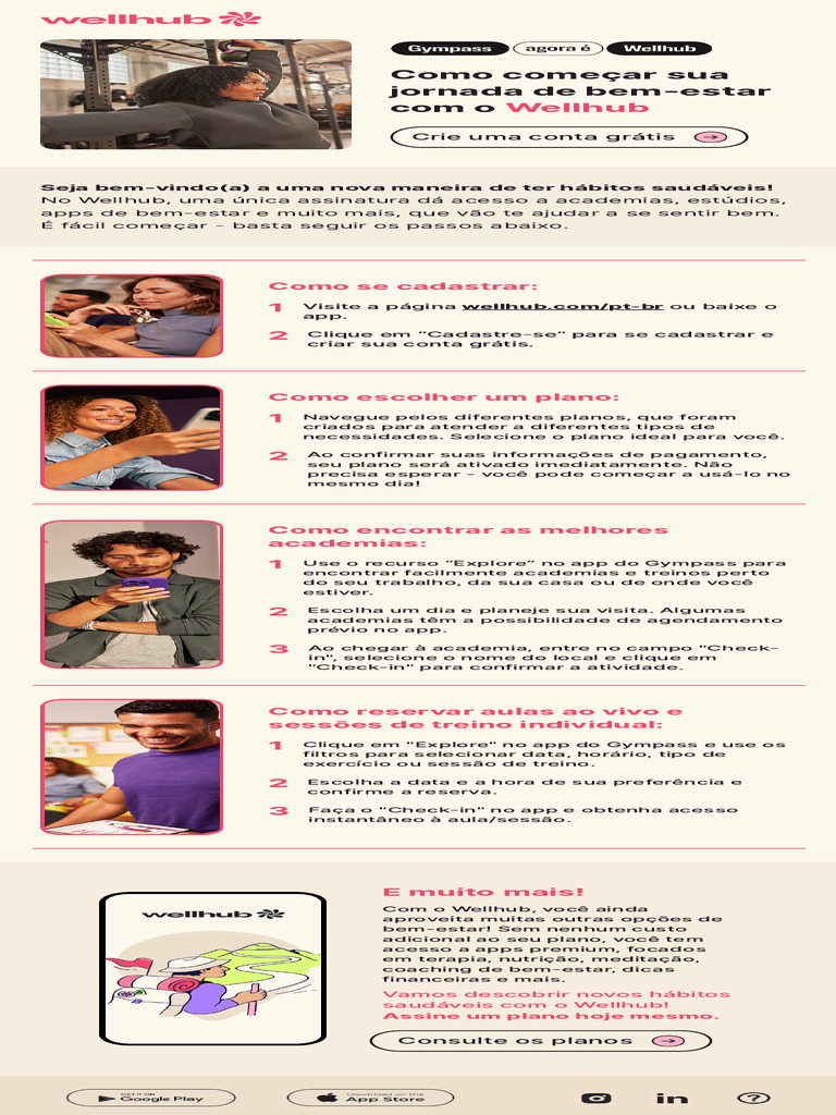 BR Guia Passo A Passo Wellhub | PDF