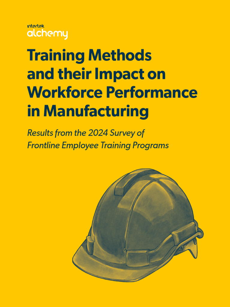 Research_Manufacturing-Frontline-Worker-Training-Program-Methods-1 | PDF