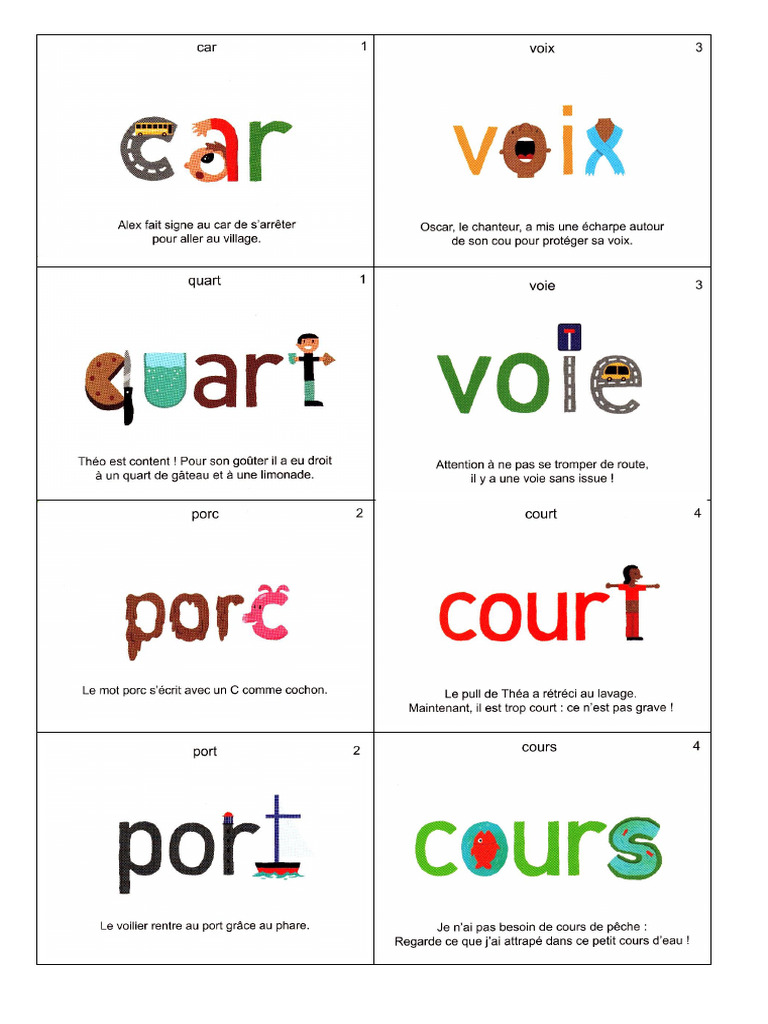 jeu - les homophones lexicaux | PDF