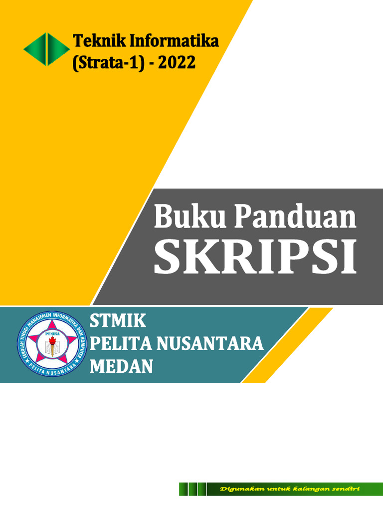 Panduan Skripsi Teknik Informatika Ta 2022 Fix - Edit Ok | PDF