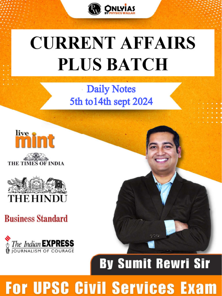 Compilation Notes - 5th September, 2024 - 14th September, 2024 | PDF